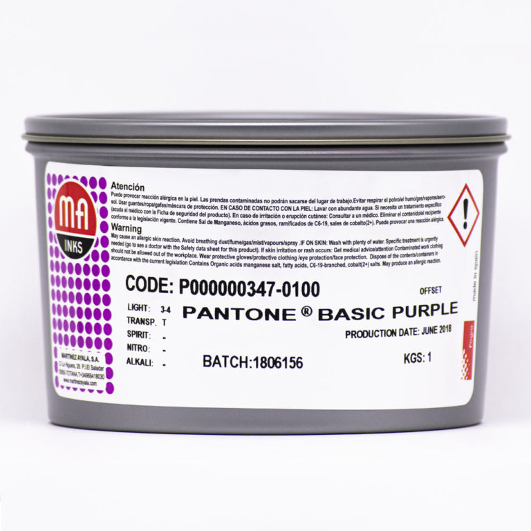 Pantone® Morado - Fine Arts